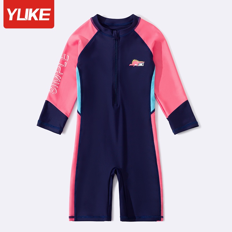 YUKE Swimming Suit Kids Girl Swimsuit Cartoon Cute Dinosaur Comfortable ...