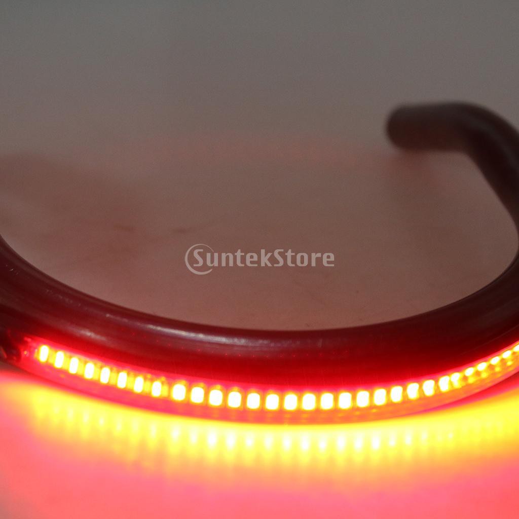 [MEGIDEALMY] Cafe Racer Seat Frame Hoop Loop End LED Light for Upswept ...