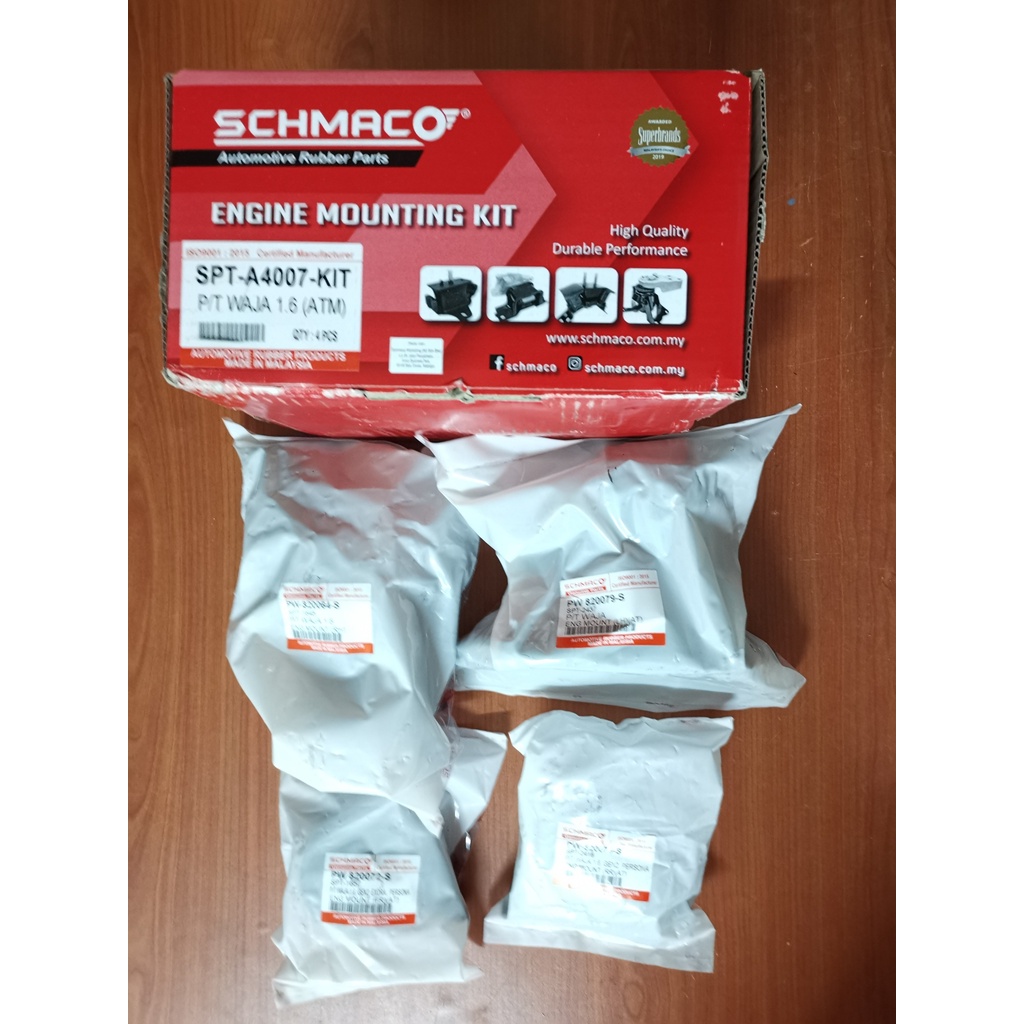 🔥Ready Stock🔥 SCHMACO ENGINE MOUNTING SET (Auto) PROTON WAJA 1.6 GEN2 PERSONA SPT-A4007-KIT SET ...