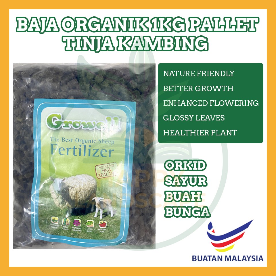 1KG Baja Organik Tinja Tahi Kambing Organic Sheep Manure Poop Pallet ...