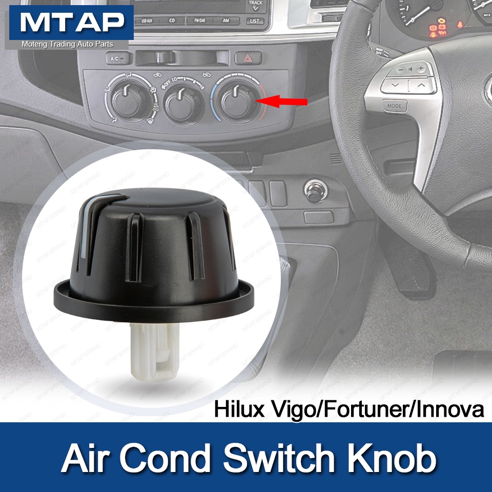 MTAP Air Cond Switch Knob For Hilux Vigo 2012-2016 Knob Heater control ...