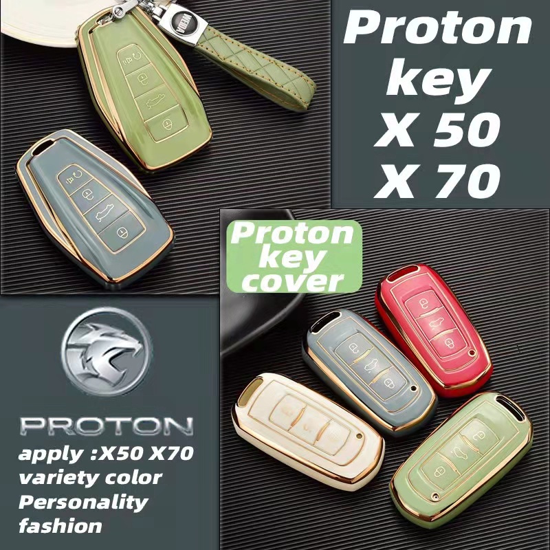 [NEW] Proton X50 X70 Chrome Reflection TPU Car Key Cover Key Fob Case ...