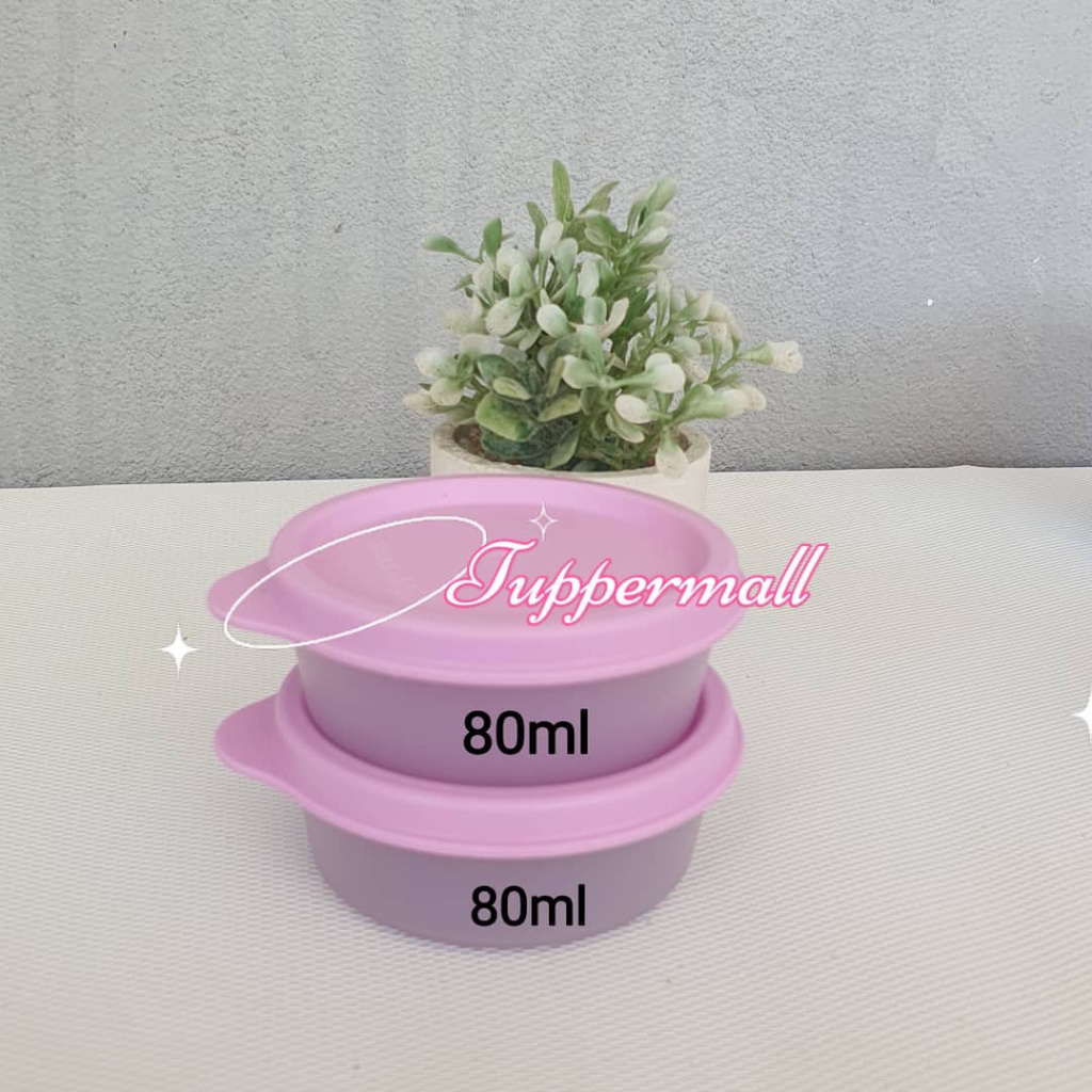 Tupperware Small Round Container 80ml (2 PCS) or Mini Round Container ...