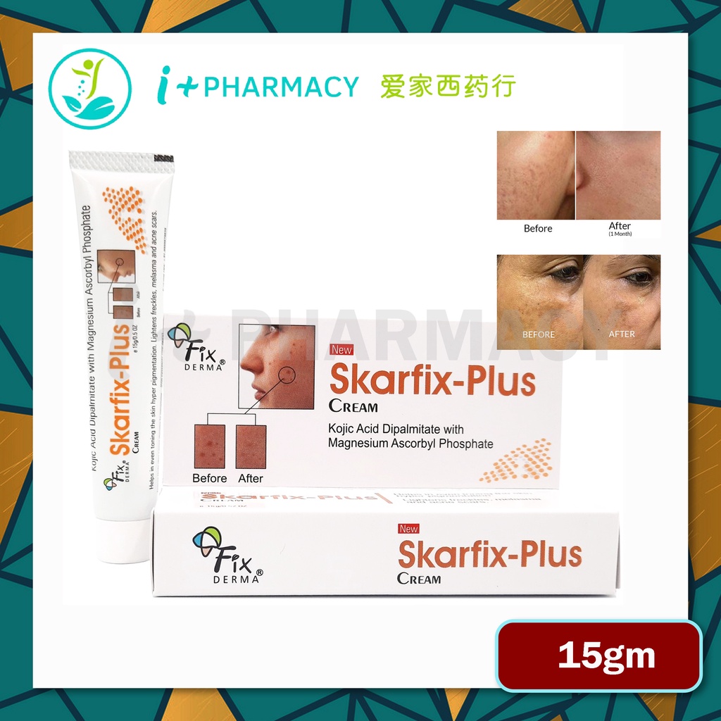 Fixderma Skarfix Plus Cream 15g [Exp: 12/2023] Scar, Acne Scar, Parut ...