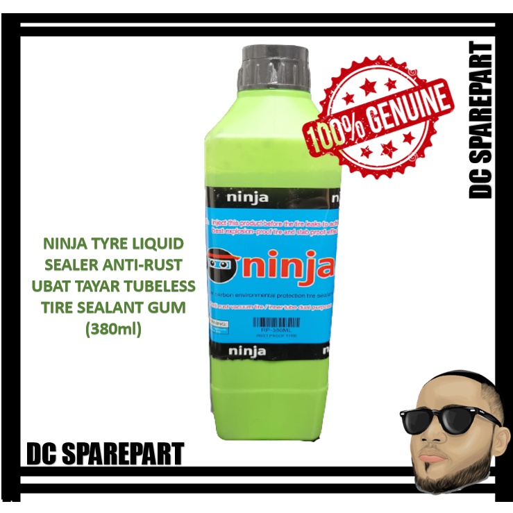 NINJA - TYRE LIQUID SEALER (ANTI-RUST UBAT TAYAR TUBELESS TIRE SEALANT ...