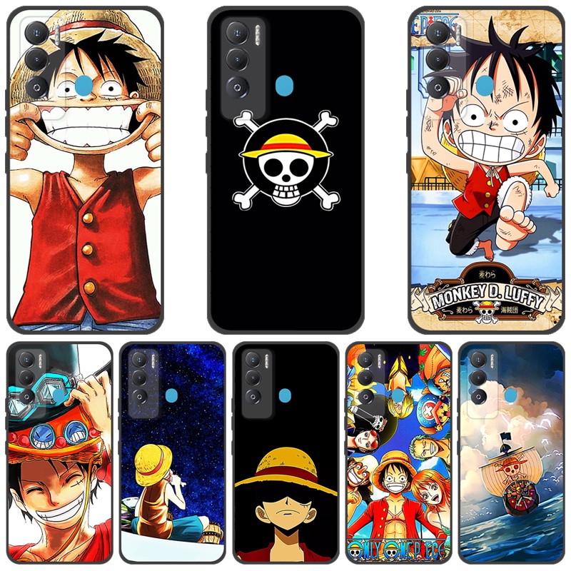 Tecno Pova NEO LE6 Phone Case Black Soft Rubber Shockproof Back Anime ...