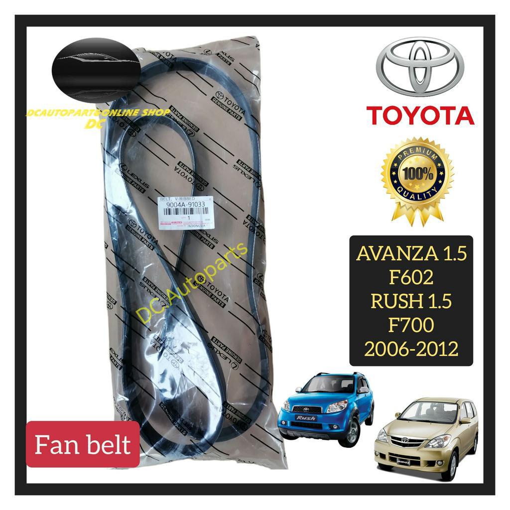 9004A-91033 TOYOTA FAN BELT AVANZA 1,5 F602 RUSH F700 1.5 2006-2012 ...