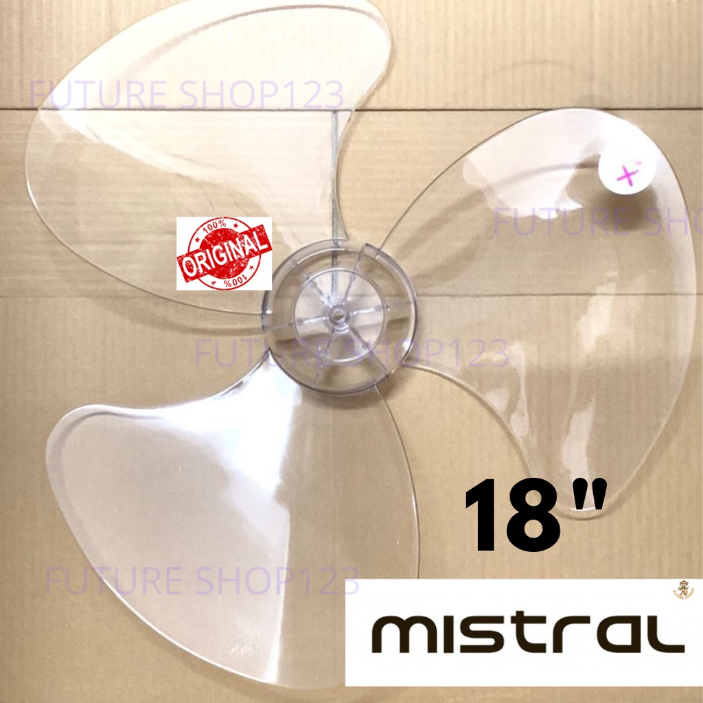 Original for Mistral Stand 18"Fan blade( Half Moon)FAN BLADE HOLE 8mm ...