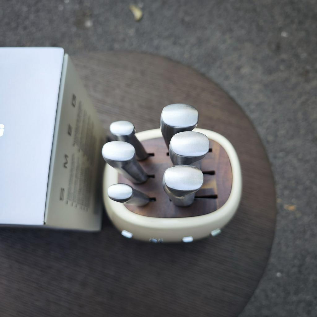 🔥German SMEG knife set kitchen household antique stainless steel ...