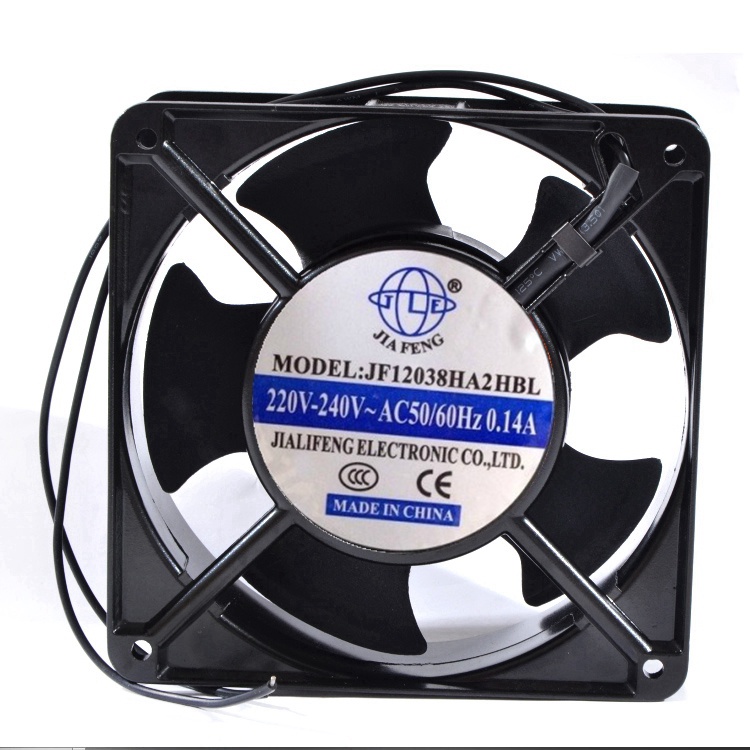 Small Axial Fan Exhaust Fan Ball Bearing 120 * 120 * 38 JF12038HA2HBL AC220V | Shopee Malaysia