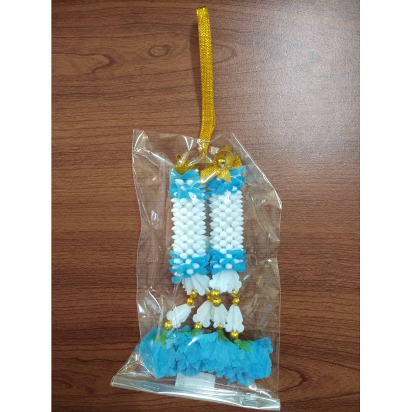 Plastic Flower Garland Malai Bunga (Plastik) 2 Beradik untuk sembahyang ...