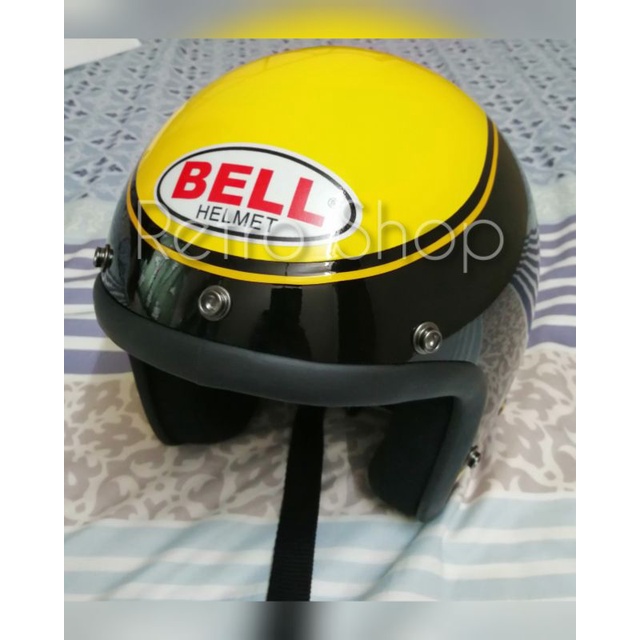 HELMET 2 TONE HITAM KUNING | Shopee Malaysia