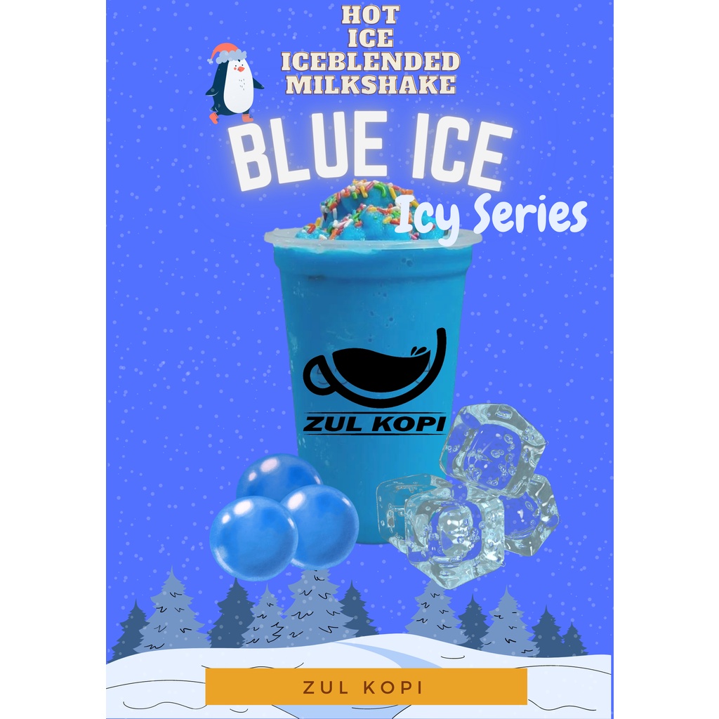 Blue Ice Powder / Serbuk Ais Biru 1000g Ice Blended / Milkshake / Ice ...