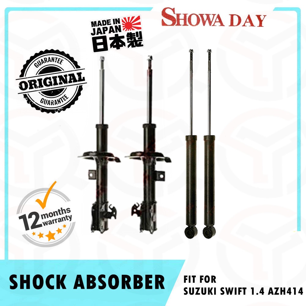 SUZUKI SWIFT 1.4 AZH414 2013-2017 SHOWA DAY FRONT REAR ABSORBER (2 ...