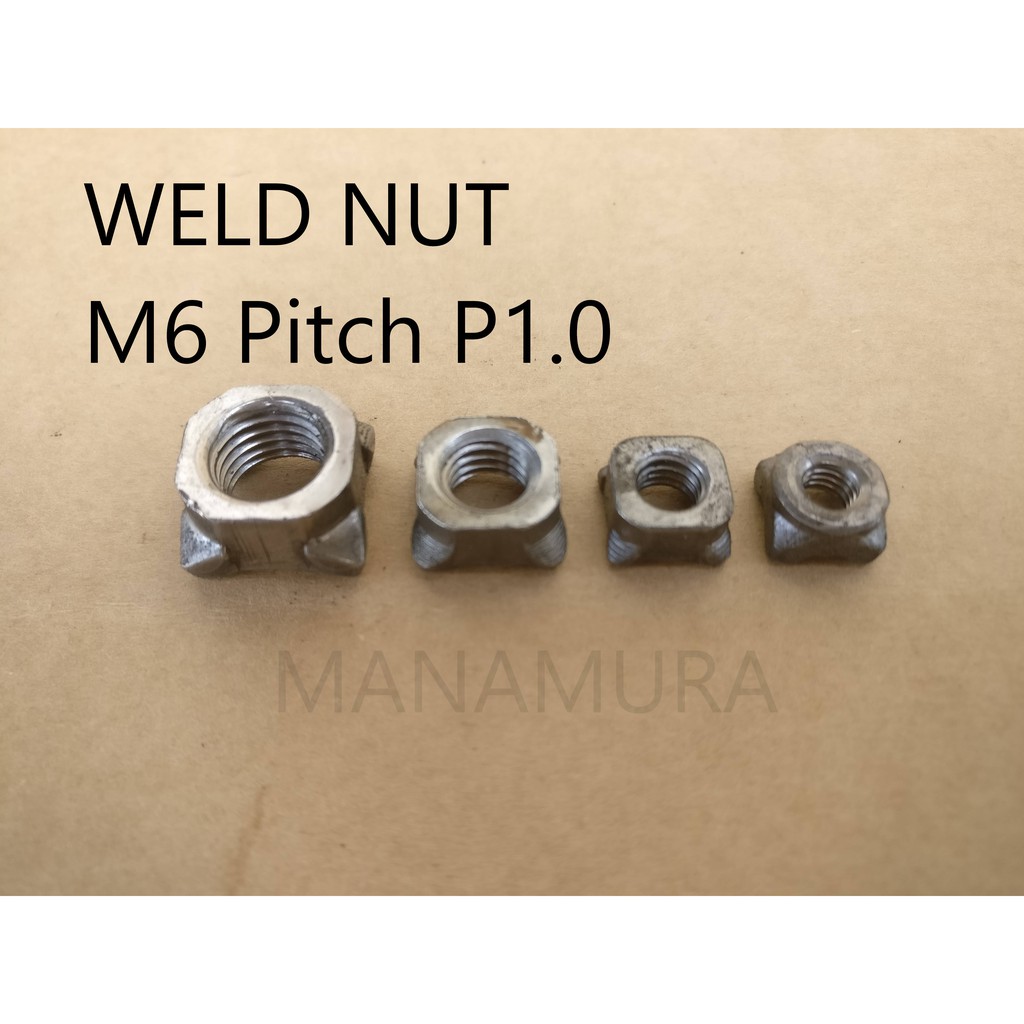 WELD NUT M6 Pitch P1.0 | Shopee Malaysia