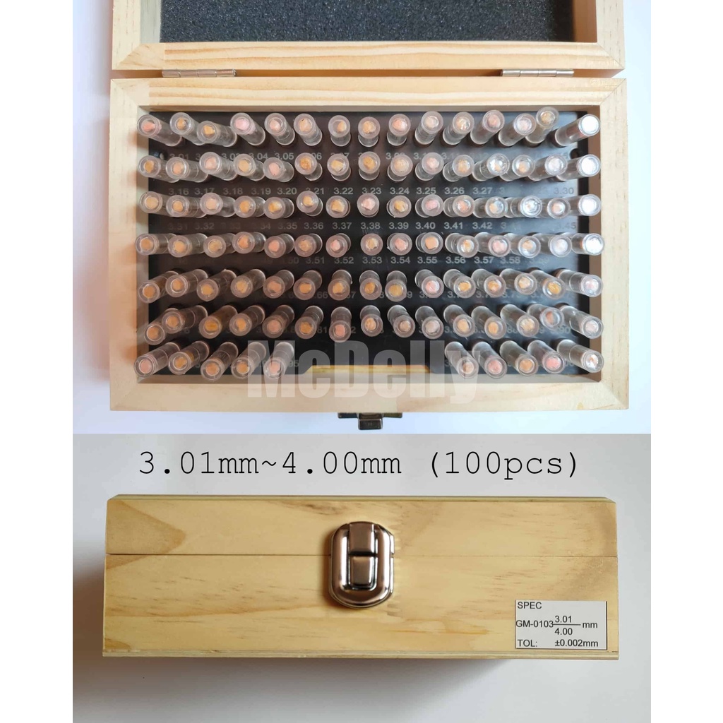 High Speed Steel Pin Gauge (Step spec. 0.01mm) [Ready Stock] | Shopee ...