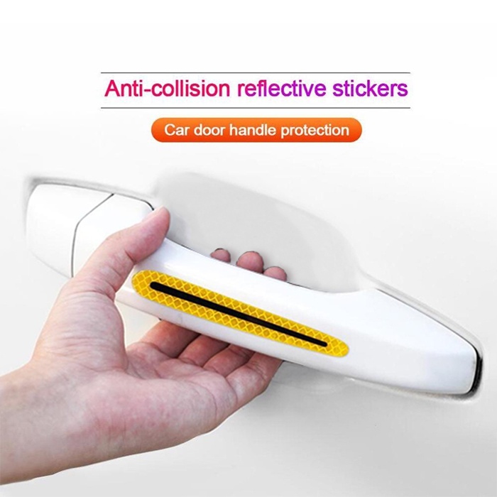 Collab 3D Car Reflective Sticker Tape Reflector Fender Warning Bumper ...