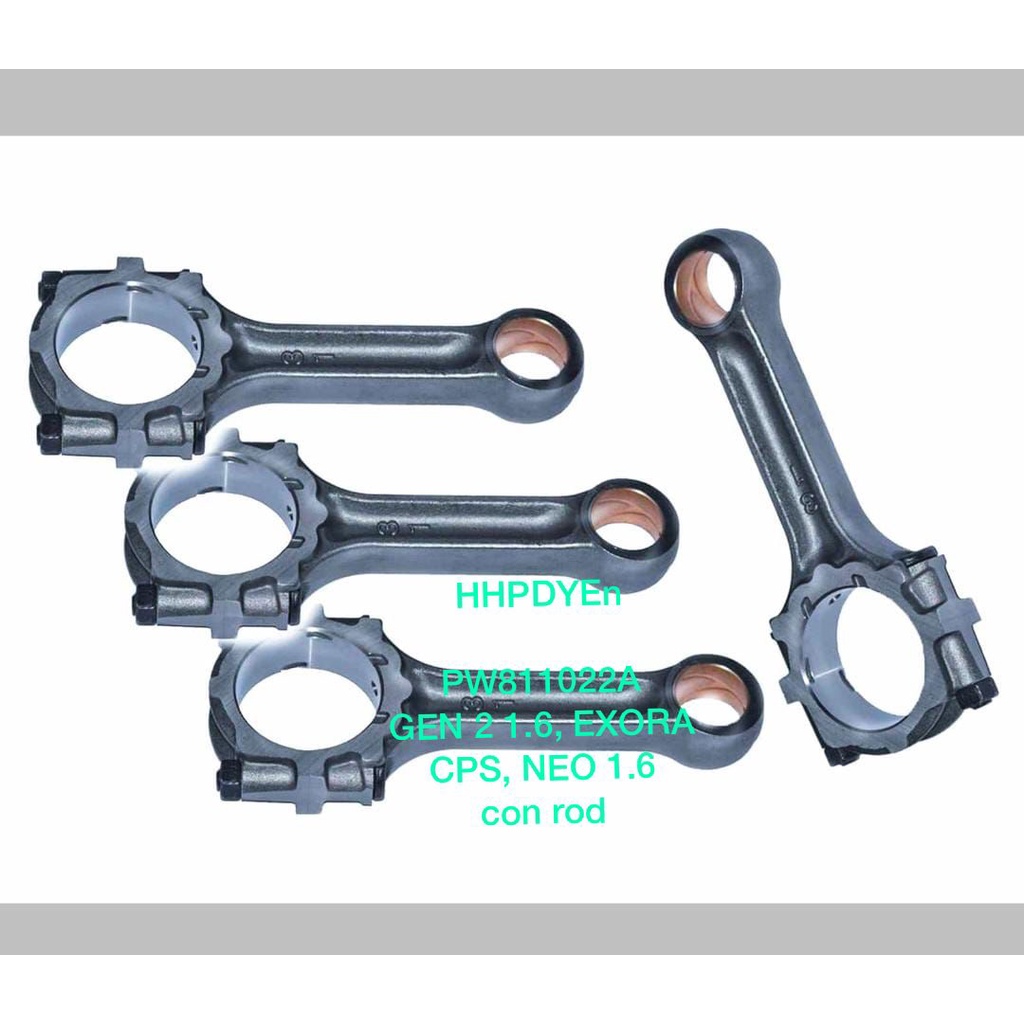 PROTON GEN-2 1.6, EXORA (CPS ENGINE), SATRIA NEO 1.6 ENGINE CON ROD ...
