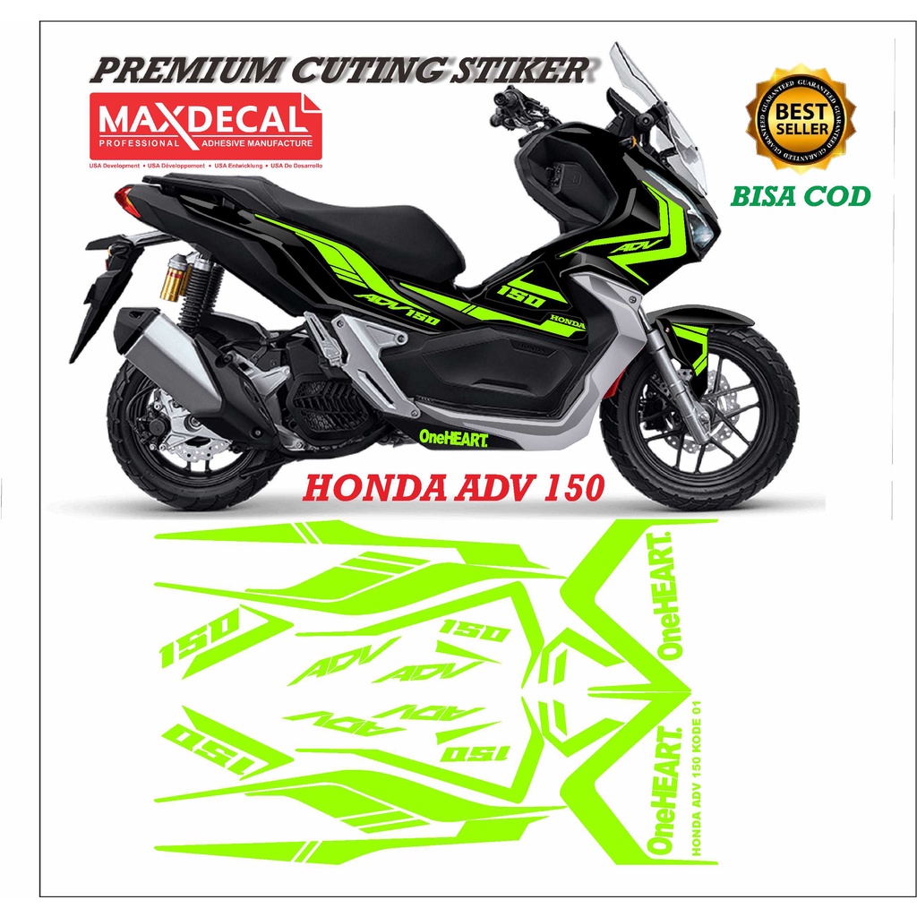 HONDA ADV 150 BODY STICKER CUTING STICKER | Shopee Malaysia