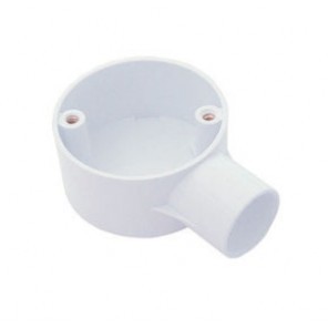 PVC Conduit 1 Way End Box 20MM /25MM | Shopee Malaysia