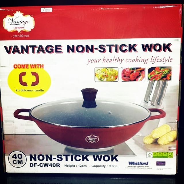 🔥BIG OFFER 🔥 Kuali wok vantage 40 cm penutup Rose 🔥 | Shopee Malaysia