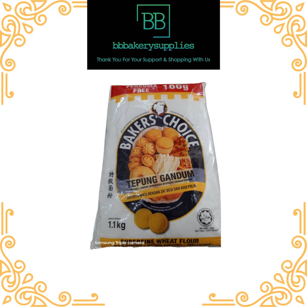 bakers choice tepung gandum wheat flour 1kg | Shopee Malaysia