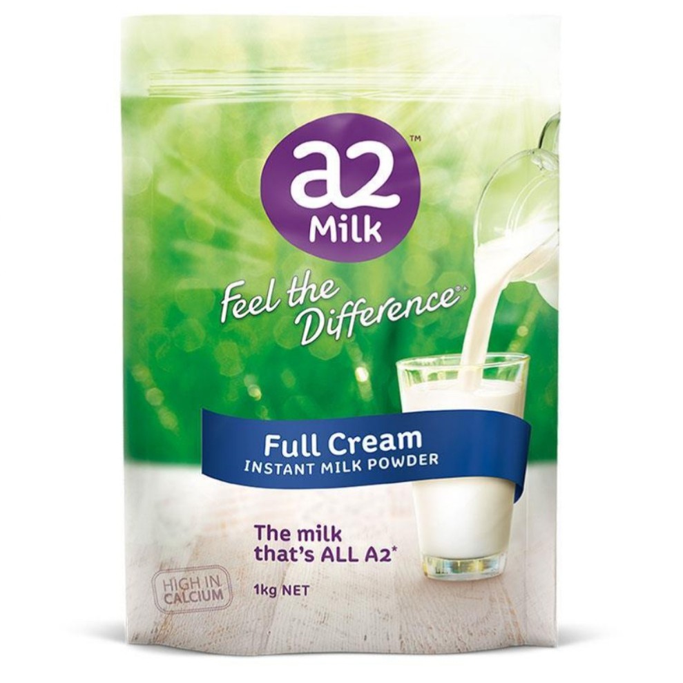 Aus a2 Milk Instant Milk Powder ( Full Cream/Skim ) 1kg / Twin Pack ...