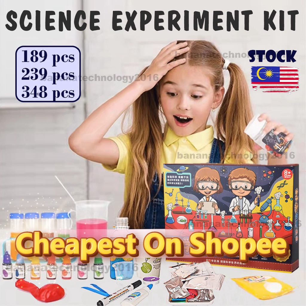 Science Experiment Kit STEM Sains Experiment Experiment Science Kids ...