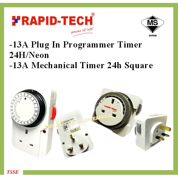 🔥Ready Stock🔥 [SIRIM] Timer Switch Plug Mechanical Theben Analog 13A ...
