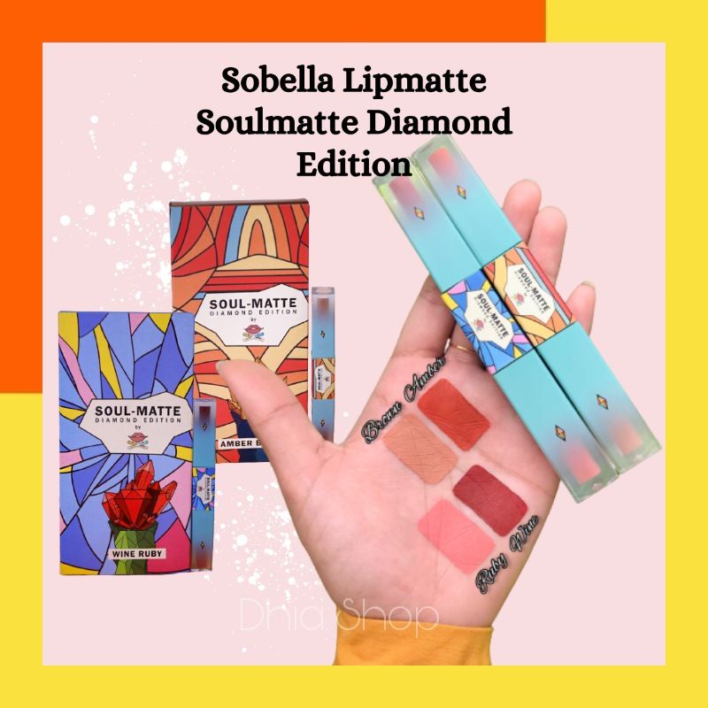 Sobella Ombre Soulmatte Diamond |Lipmatte Sobella Lip Matte Amber Brown ...