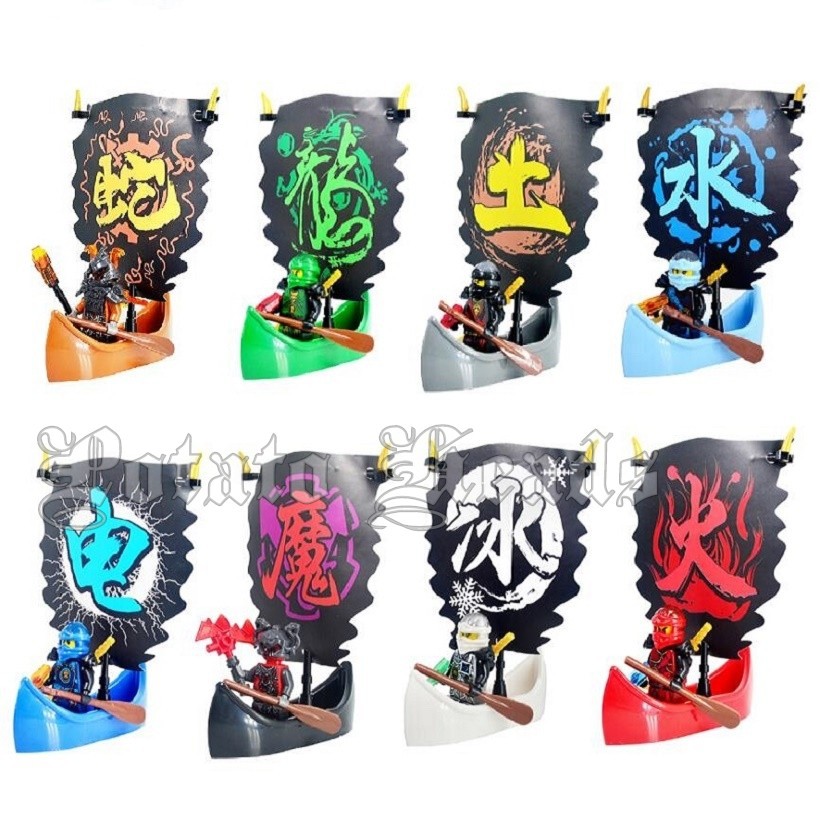 DARGO NINJAGO WITH BOAT MF 921 A-H (LEGO COMPATIBLE) | Shopee Malaysia