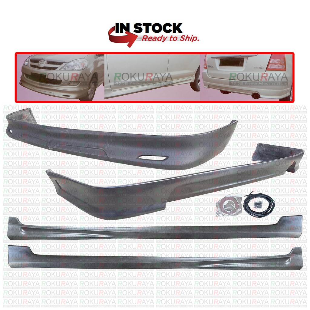 Toyota Innova 1st Gen (2005 Model) OEM PU Getah Rubber Bumper Lower ...