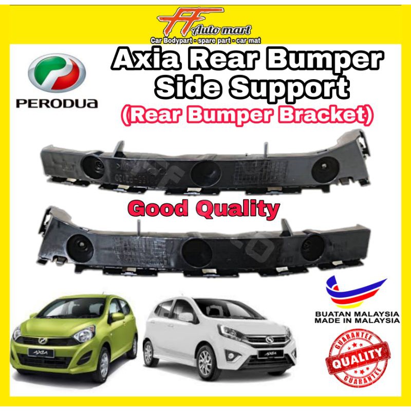 PERODUA AXIA REAR BUMPER SIDE SUPPORT - Bumper Bracket rear - GOOD ...