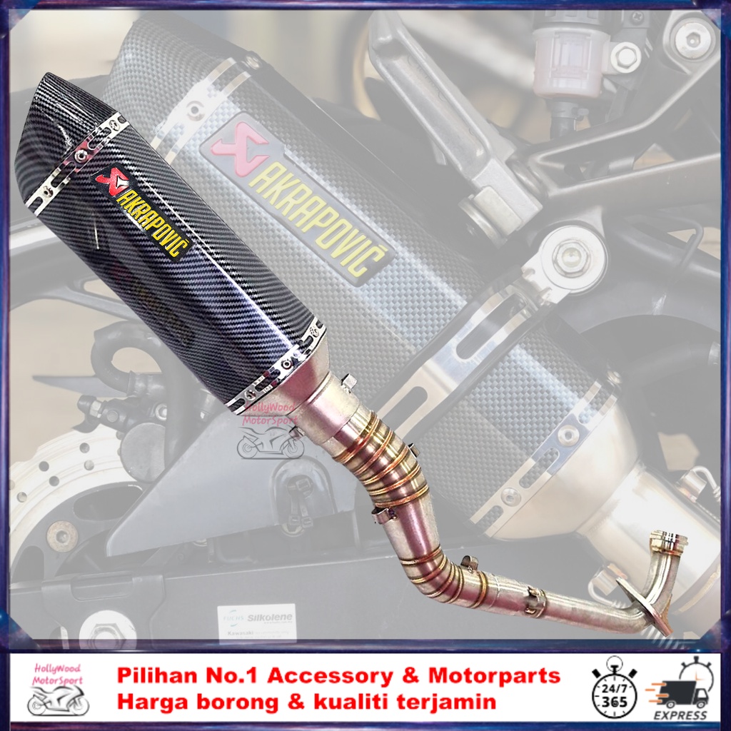 EXHAUST AKRAPROVIC SC-PROJECT YAMAHA NMAX155 v1 FULL SYSTEM RACING ...