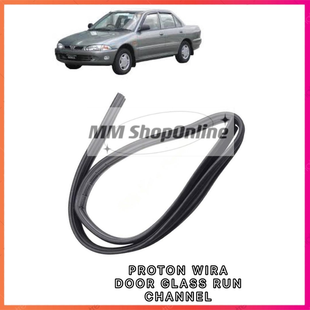 Proton Wira Door Glass Rubber Run Channel Getah Cermin | Shopee Malaysia