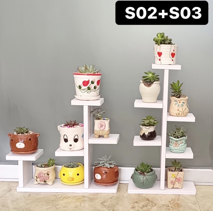 Waterproof Succulent Plant Rack Castus Pot Rak Bunga Berkingkag Rak ...