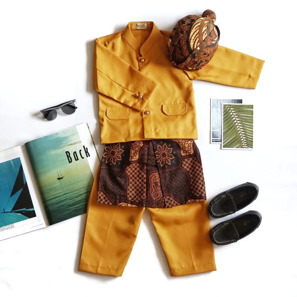 Basofi Clothes Adat Children Age 0-@ 2 Years Of Gold Color | BASOFI ...