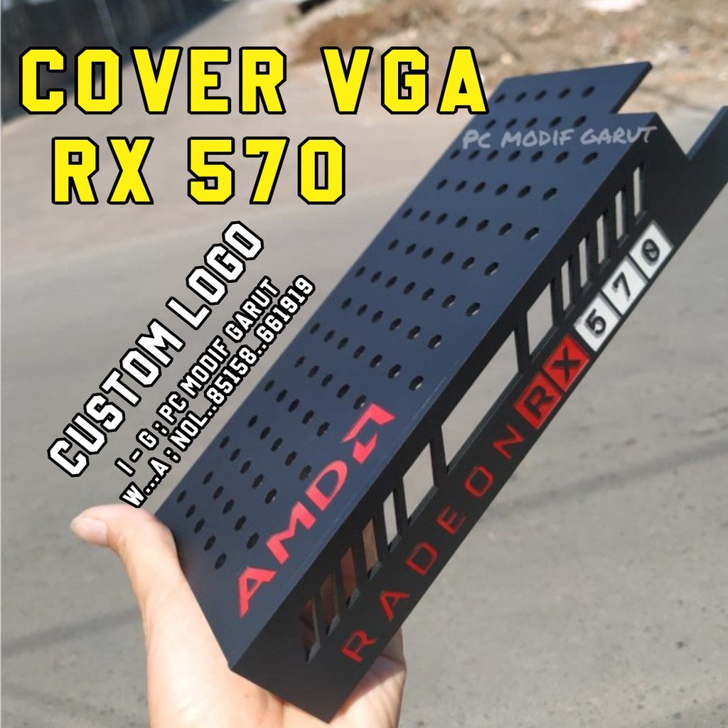 Backplate vga custom logo Top And Edge | Shopee Malaysia