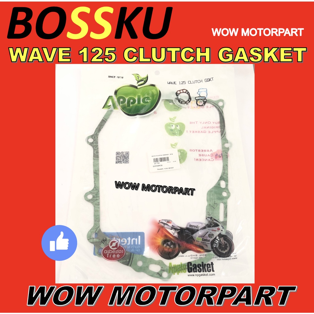 WAVE 125 CLUTCH GASKET WAVE125 CLUTCH COVER GASKET WAVE 125 GASKET ...