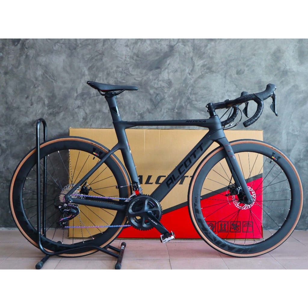 ALCOTT ROAD BIKE ROSSA ADVANCE (CARBON WHEELSET+SHIMANO 105 GROUPSET ...