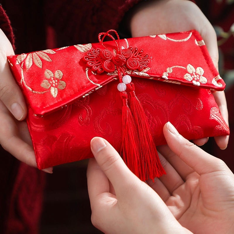 Wedding Red Packet Cloth Angpao Chinese new year cny Angpau Packets ...