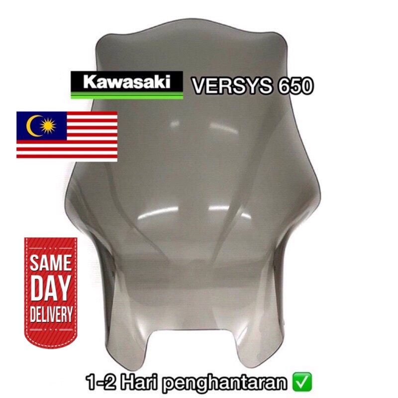 WINDSHIELD KAWASAKI VERSYS 650 BIG TOURING (2010-2014) VERSYS VISOR ...