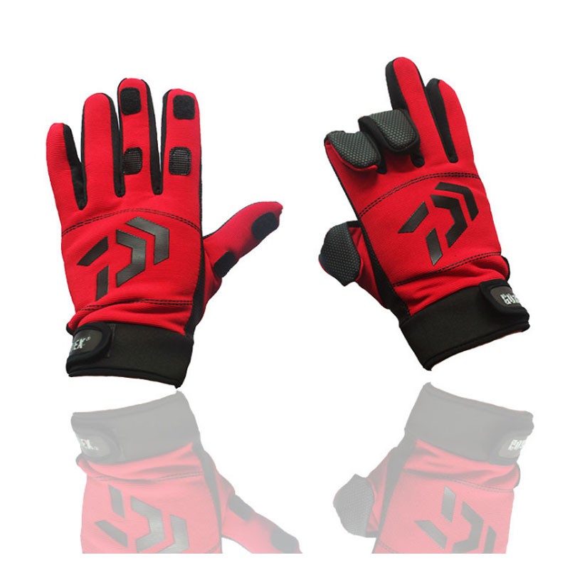 Daiwa Fishing Glove Full Finger/3 Finger Folding Anti-Slip Waterproof Tackle | Shopee Malaysia