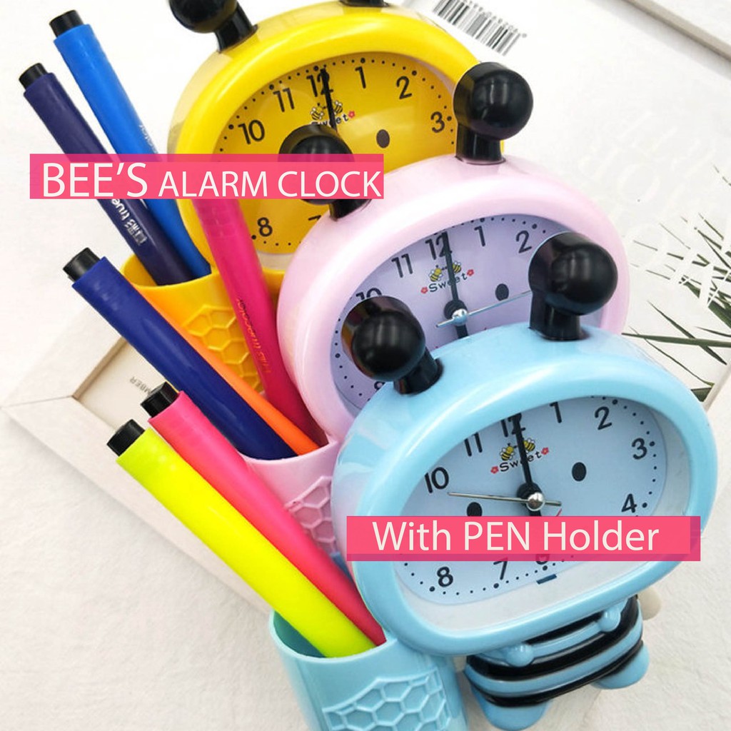 (Close Shop Clear Stock) Cute Loud Analogue Alarm Clock Kid Student ...
