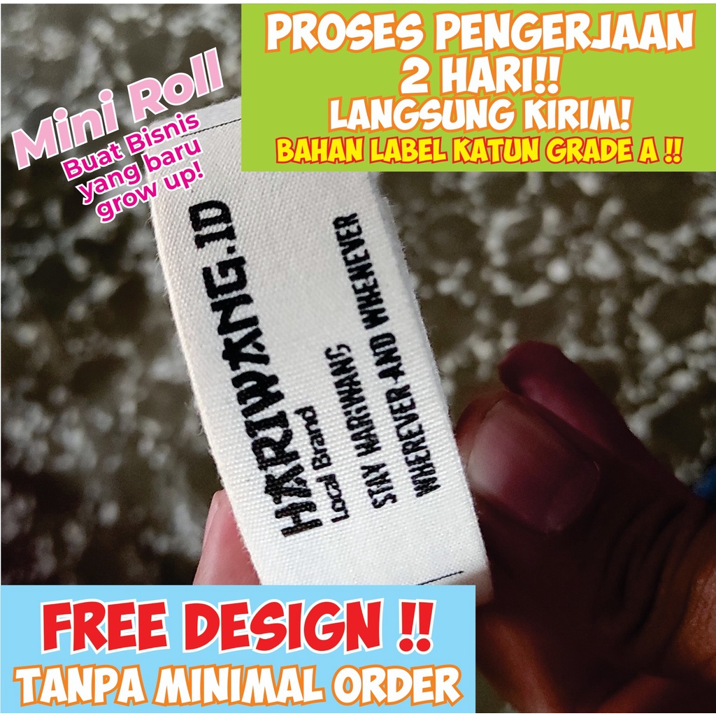 KATUN Custom Cotton Labels / Labels / Clothes Labels / T-Shirt Labels ...