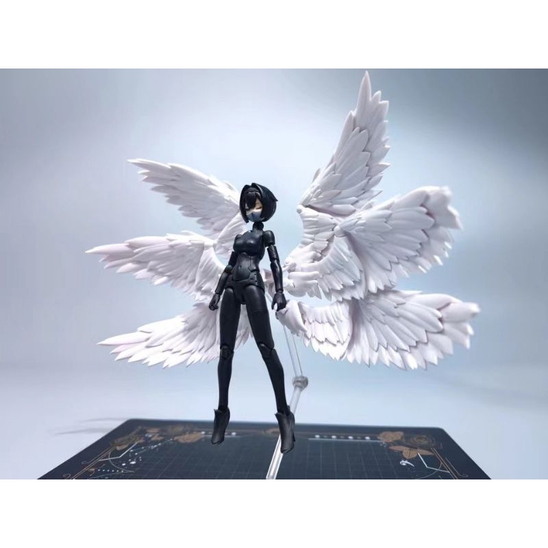 [READY STOCK] RCW 6 Wing Angel Plastic Waifu Wings expansion part for ...