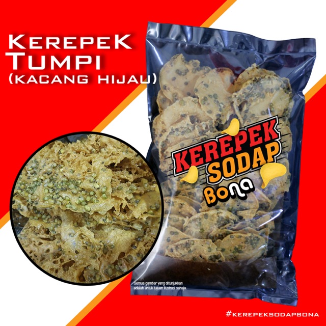 Kerepek Tumpi (Kacang Hijau) [300g] | Shopee Malaysia