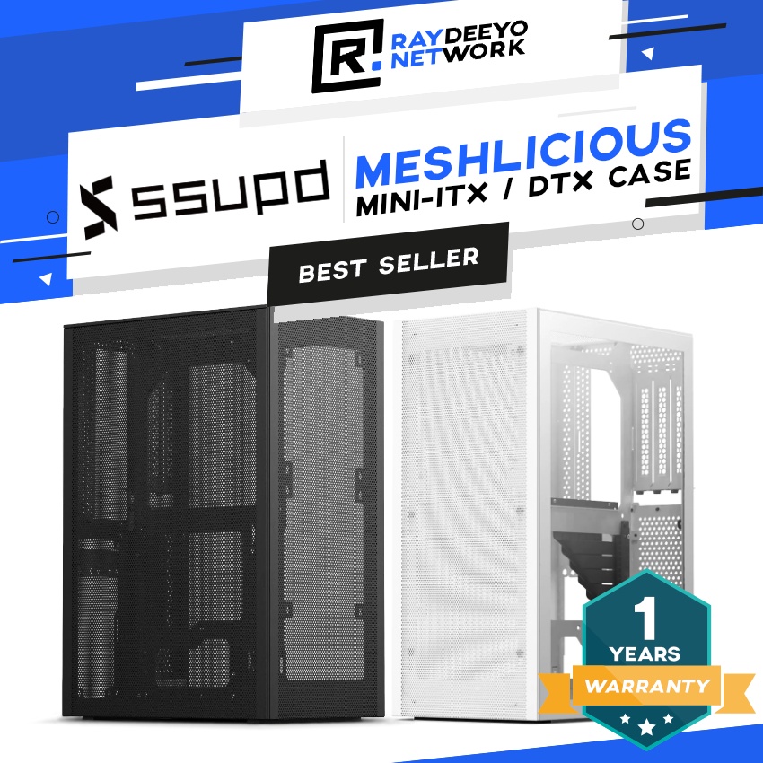 SSUPD Meshlicious ITX Case [Tempered Glass/Full Mesh/Large GPU Support ...