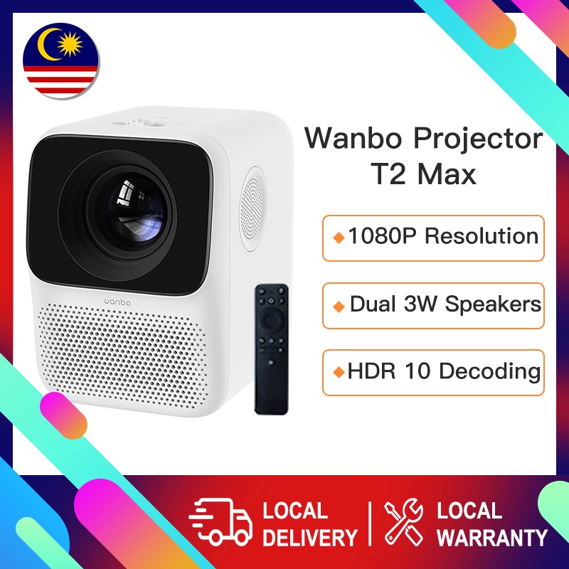 [CN] Wanbo T2 Max LCD Projector Support 1080P Vertical Keystone ...
