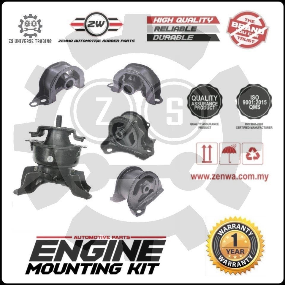ZW Honda Civic SO4 / CRV S10 Auto Engine Mounting Kit Set | Shopee Malaysia